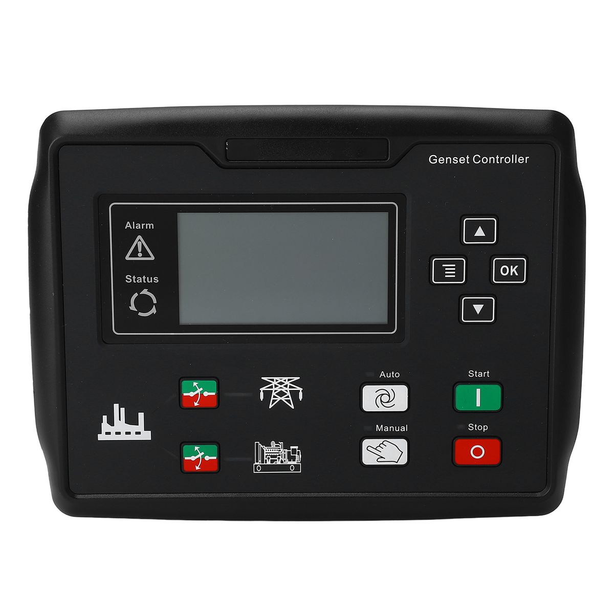 Diesel Generator Control Panel USB Self Starting Controller LCD Display ...