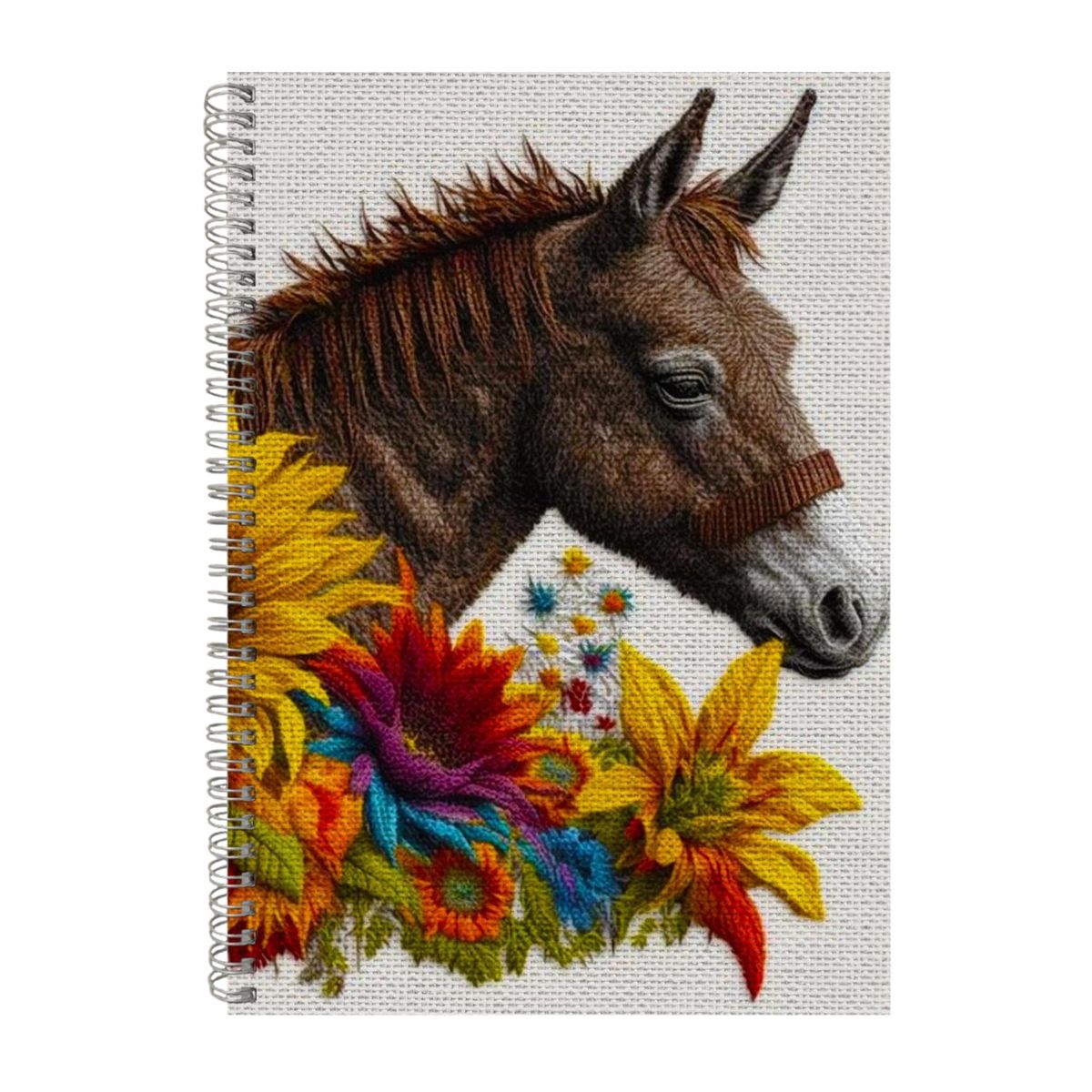 Embroidered DONKEY Notebook Gift Idea A4 Notepad Pad 99 | Shop Today ...