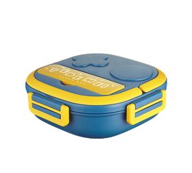 Tedemei 3 Grid Stainless Steel Insulated Lunch Box Thermo Bento Box ...