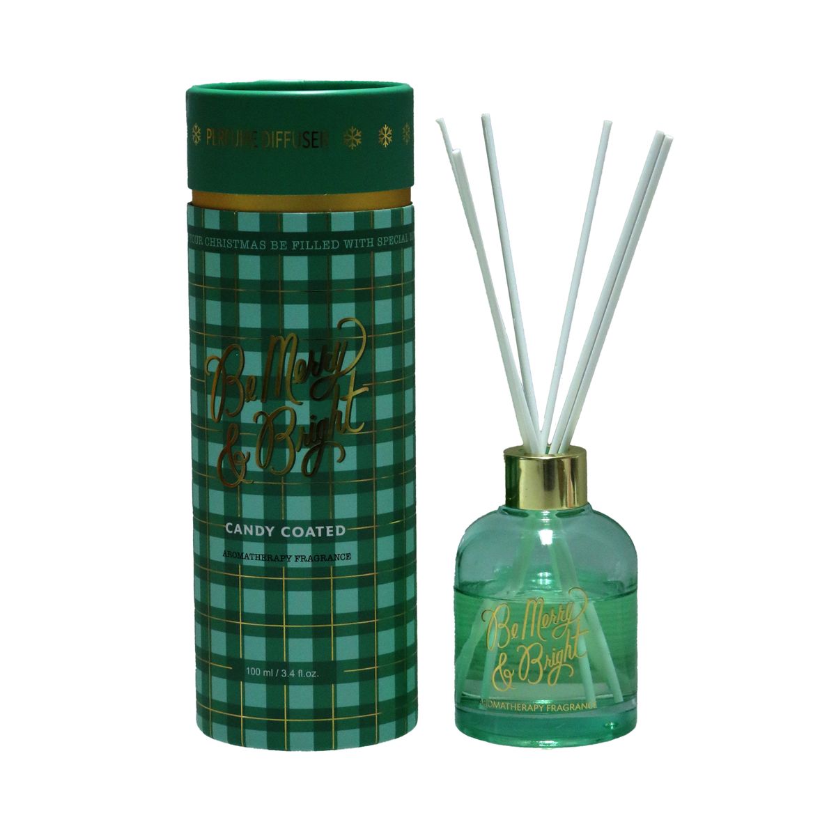 Diffuser in Green Glass - Candy Coated, 100ml | Shop Today. Get it ...