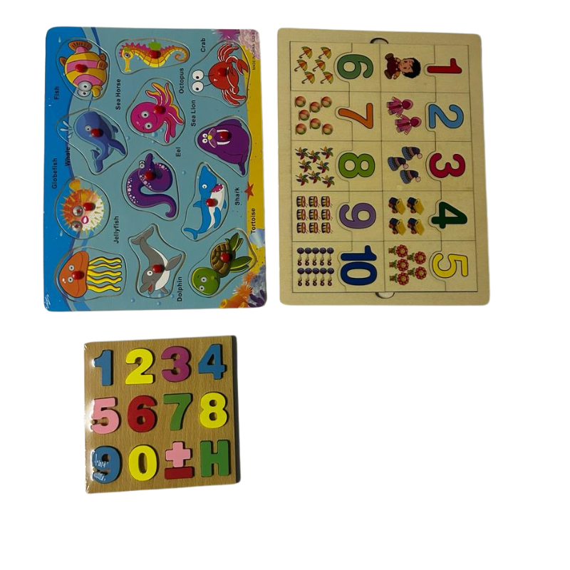 Pack of 3 Educational Puzzles | Shop Today. Get it Tomorrow! | takealot.com