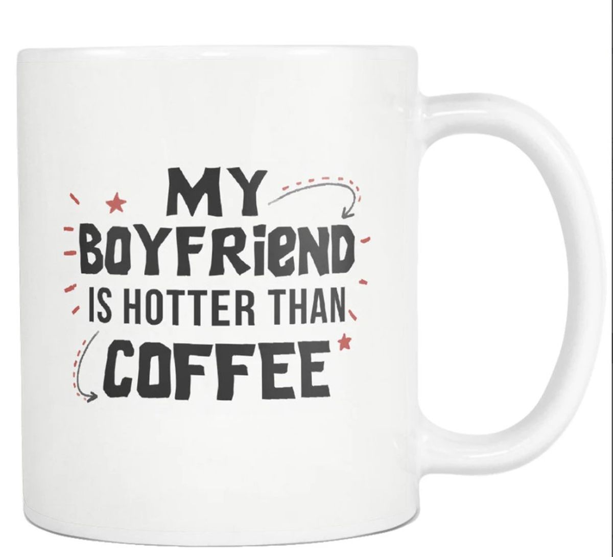 My Boyfriend Birthday Christmas Anniversary Valentine Gift Mug | Shop ...