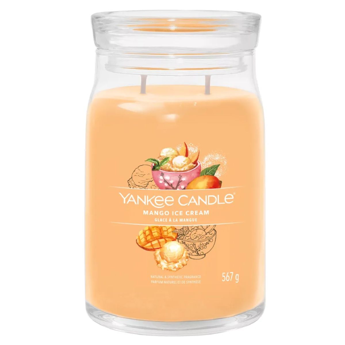 Yankee Candle - Signature Large Mango Ice Cream | Shop Today. Get it ...