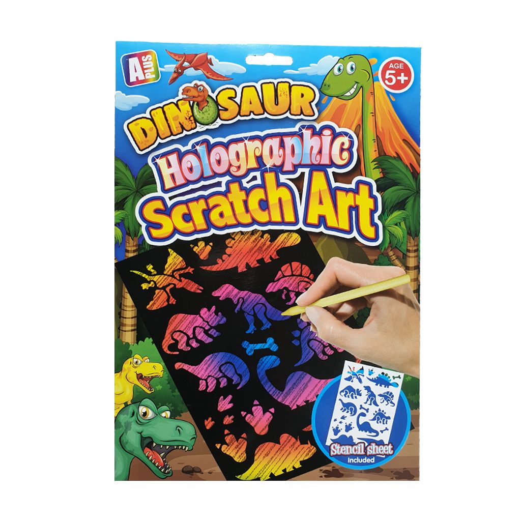 Dinosaur Holographic Scratch Art | Shop Today. Get it Tomorrow ...