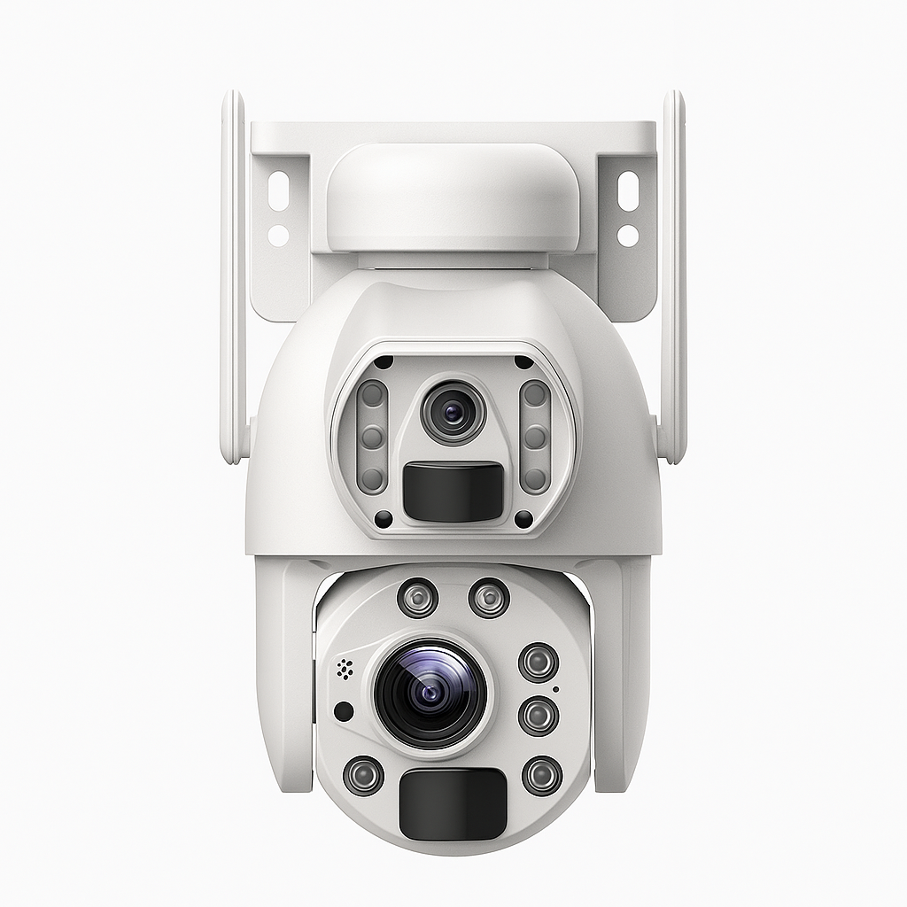 Solar Powered 4K HD Dual Camera PTZ Security Camera | Shop Today. Get ...