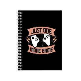Just One More Game 2 Notebook Gamer Gift Idea A5 Notepad 140 | Shop ...