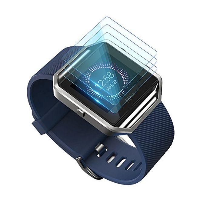 Killer Deals 34mm Tempered Glass Screen Protector for Fitbit Ionic x3 ...