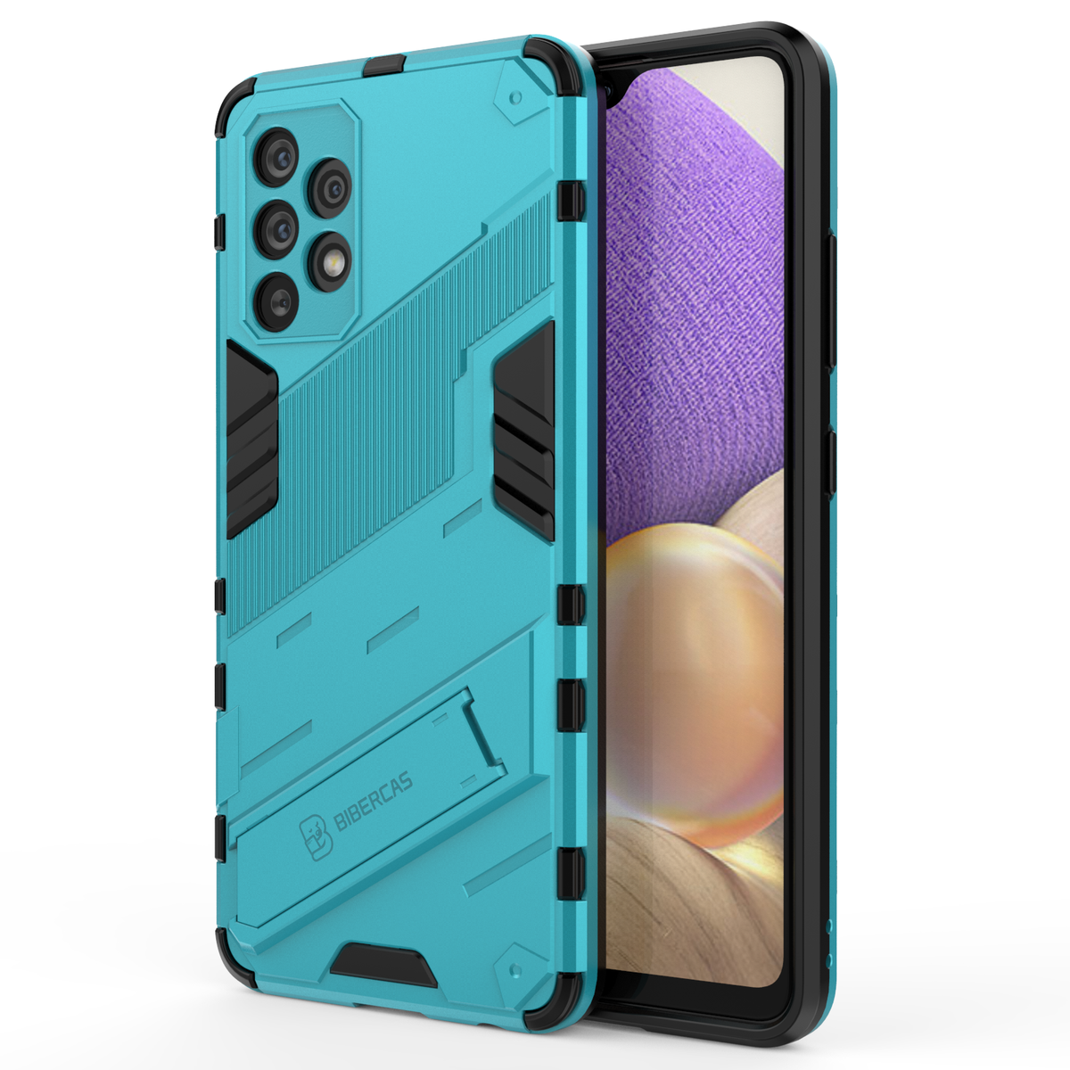 Bibercas Case for Samsung Galaxy A32 4G -Military Grade Kickstand Cover ...