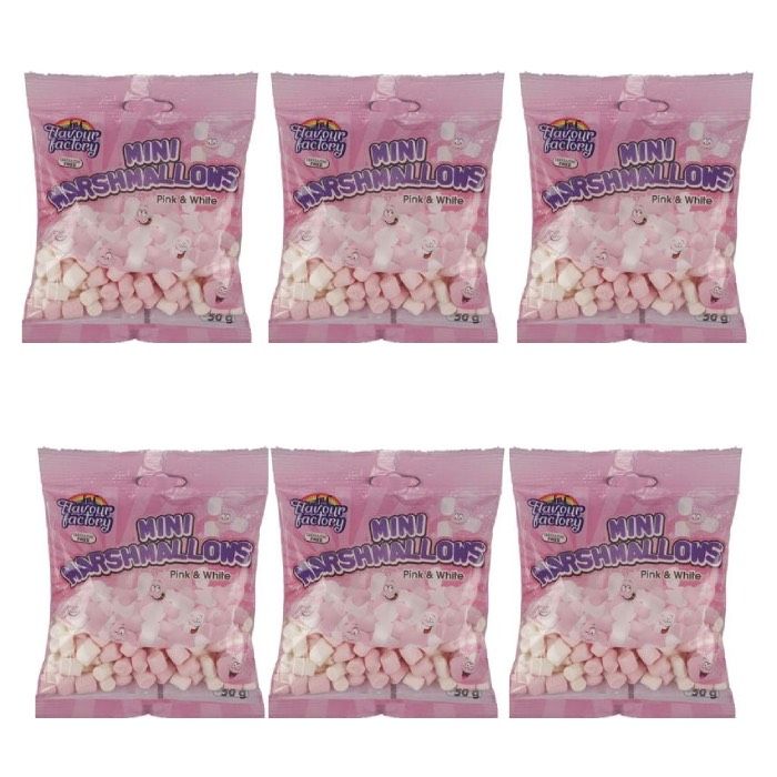 6 Mini Marshmallows 300g Pink - White | Shop Today. Get it Tomorrow ...