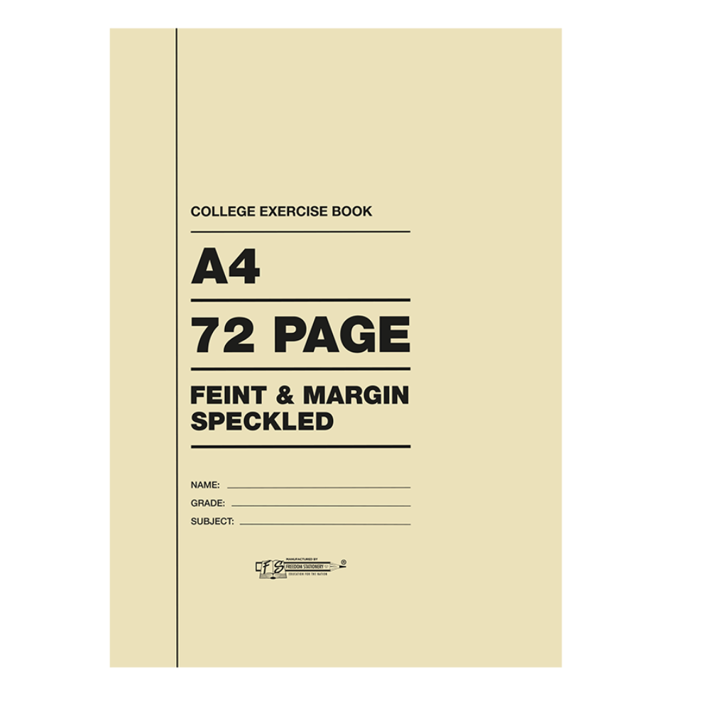 72 pages A4 College Books 17mm Speckled ( Pack of 10) | Shop Today. Get ...