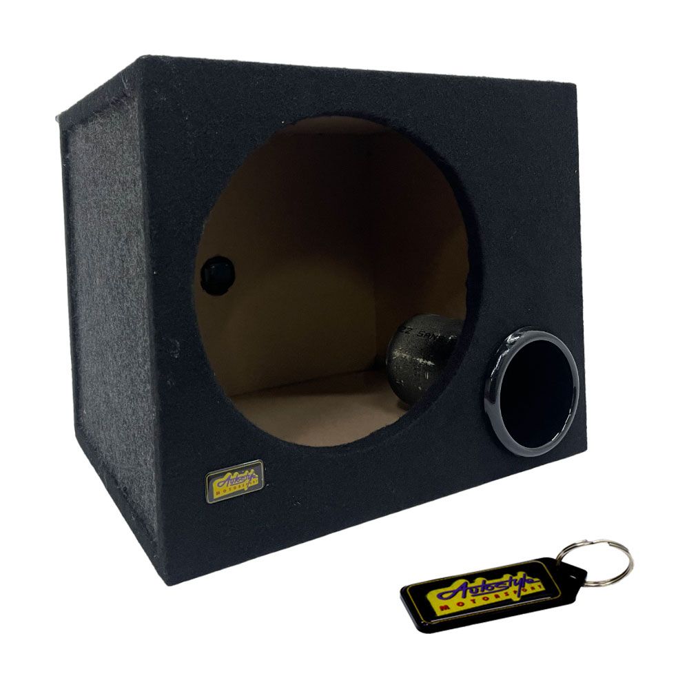 12" Single Subwoofer Ported Box Enclosure & Wiring Connection Port ...