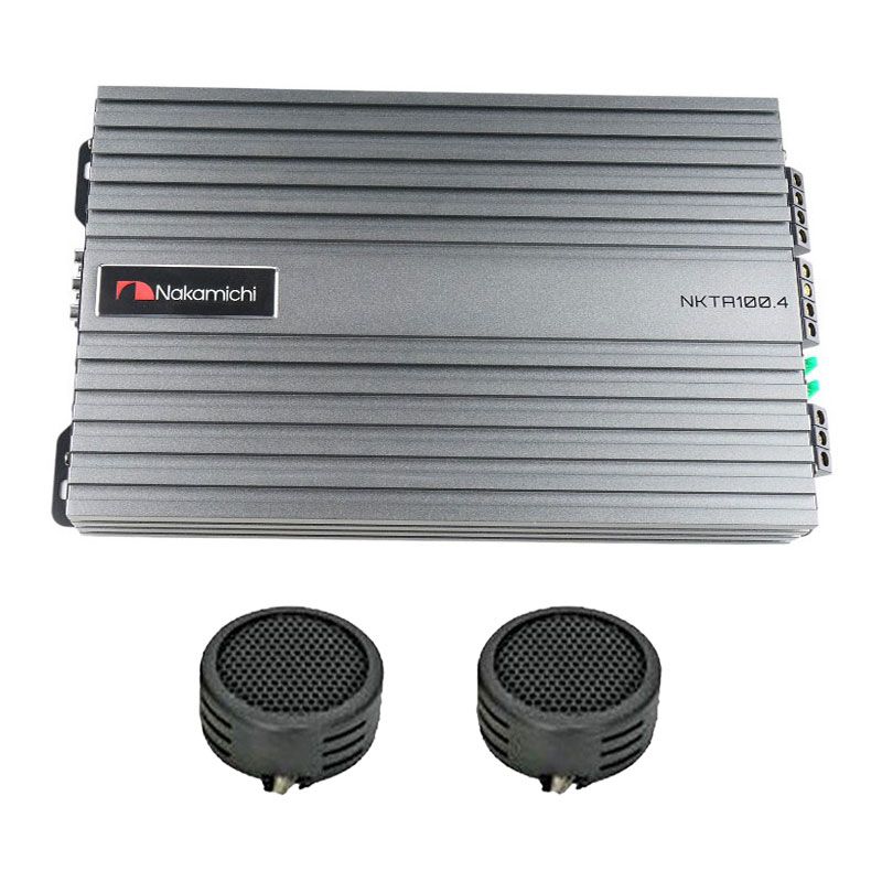 Nakamichi NKTA100.4 2500w 4 Channel Amplifier & Evo Tweeters | Shop Today. Get it Tomorrow ...