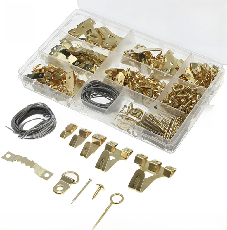 Picture Hangers, 282 Piece Picture Hanging Kit Frame Hooks Hardware w ...