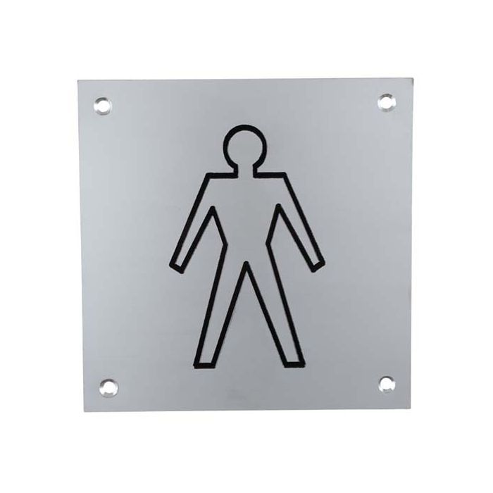 Aluminum Plate Male Sign 150 x 150 x 2mm | Shop Today. Get it Tomorrow ...
