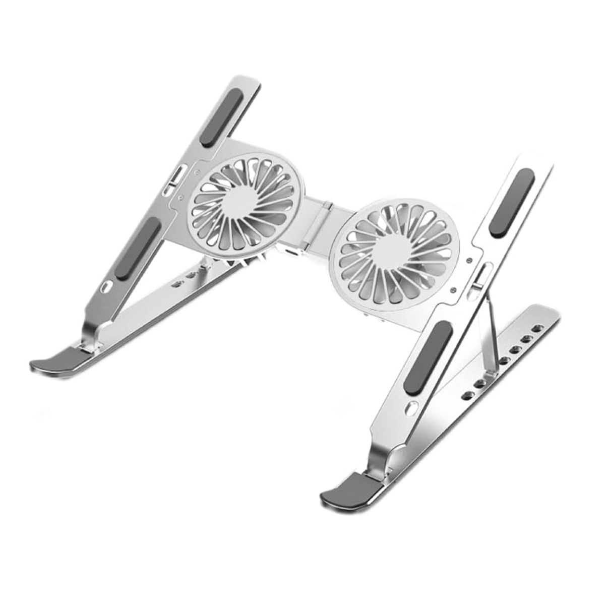 Adjustable Laptop Stand Cooling Fan Portable Ergonomic Multi-Angle ...