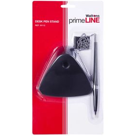 PrimeLine Ballpoint Refillable Black Ballpoint Pen 1.0mm with Chain ...