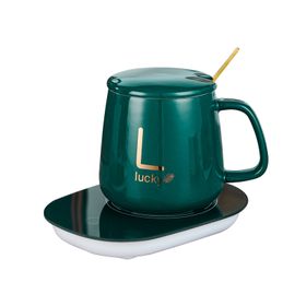 Temperature Control Mug with Smart Heating Coaster - Green | Shop Today ...
