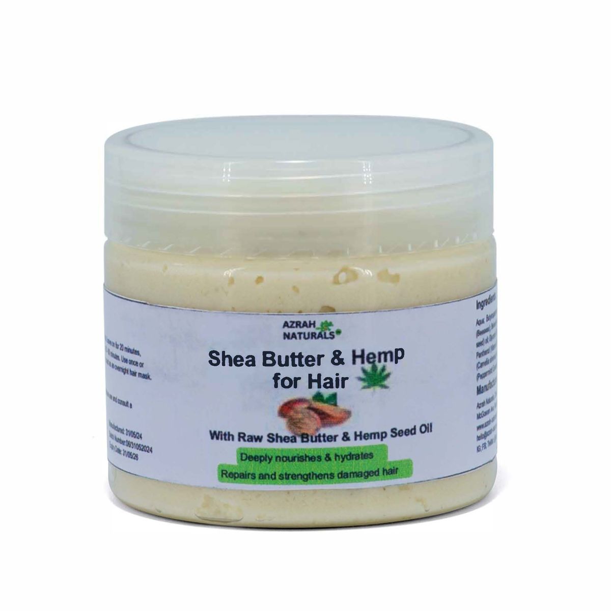 Azrah Naturals - Shea Butter & Hemp for Hair | Shop Today. Get it ...
