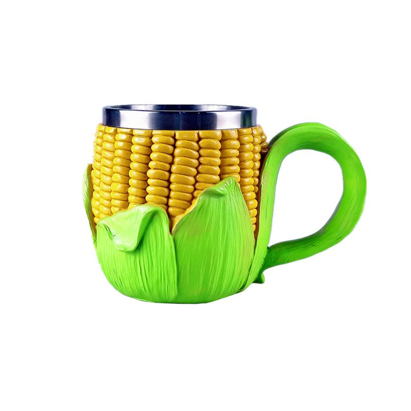 Creative Corn Style Resin Stainless Steel Beer Mug Drinking Cup | Shop ...