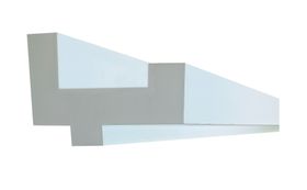 Modern MouldingsPRO150_09 2m Ceiling Bulkhead Cornice Runners 8m Pack ...