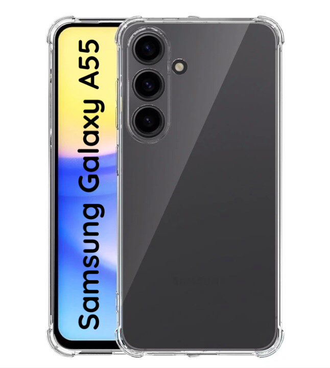 Cover For A55 - Clear Shockproof Case For Samsung Galaxy A55 - Perfect Fit | Shop Today. Get it ...