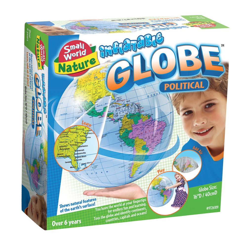 Small World Toys Inflatable Political Globe | Shop Today. Get it ...