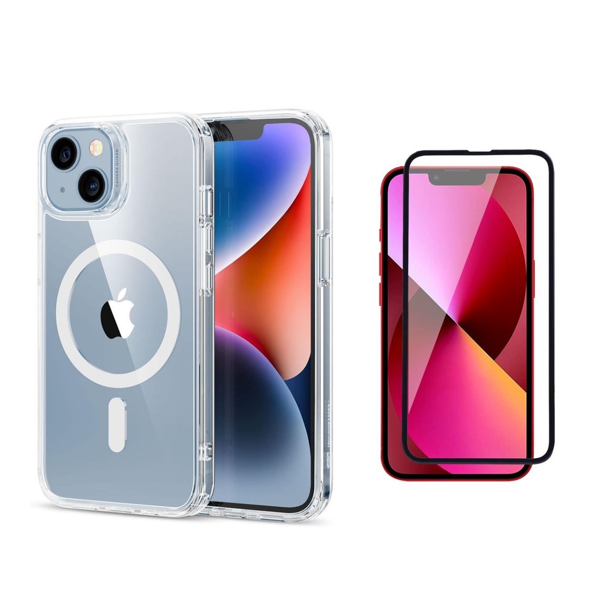 MagSafe Wireless Charge Clear Case & Screen Protector for iPhone 15 ...