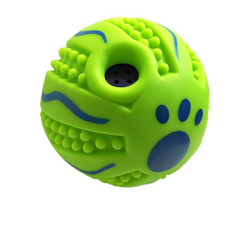 Durable & Teeth-Cleaning Doggies Giggle Ball - Interactive Dog Toy Ball ...
