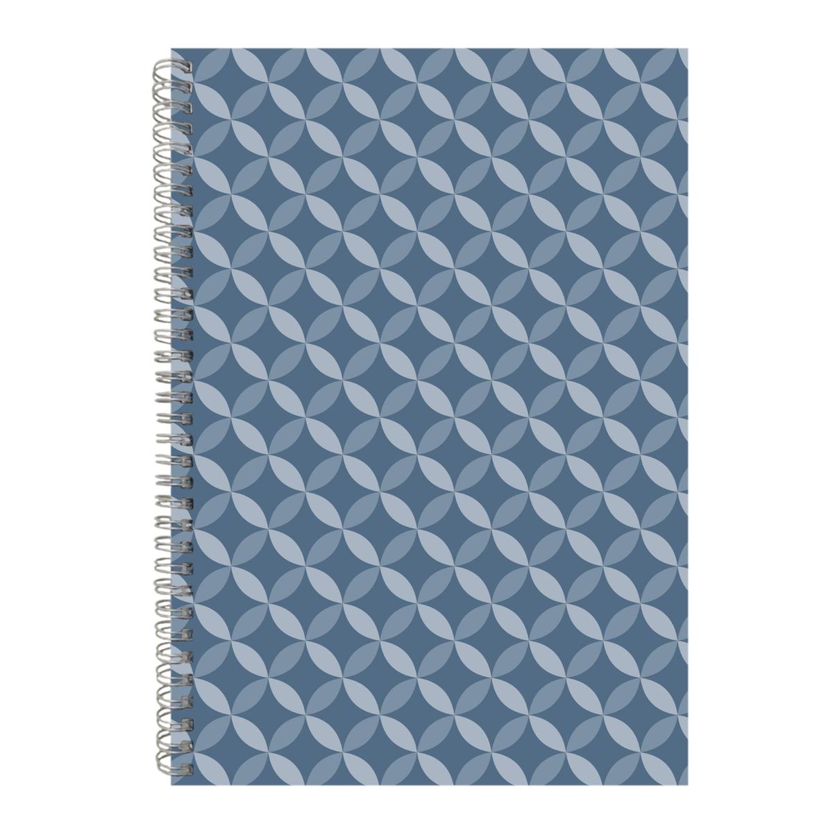 Pattern33 A4 Notebook Spiral and Lined Red and Blue Graphic Notepad ...