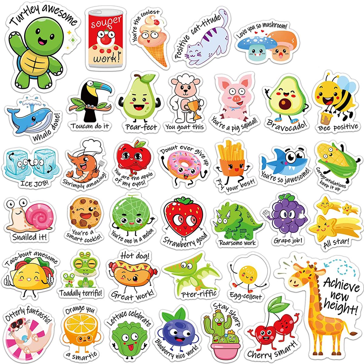 Kids Motivation Reward Sticker - 380 stickers (Fun Design) | Shop Today ...