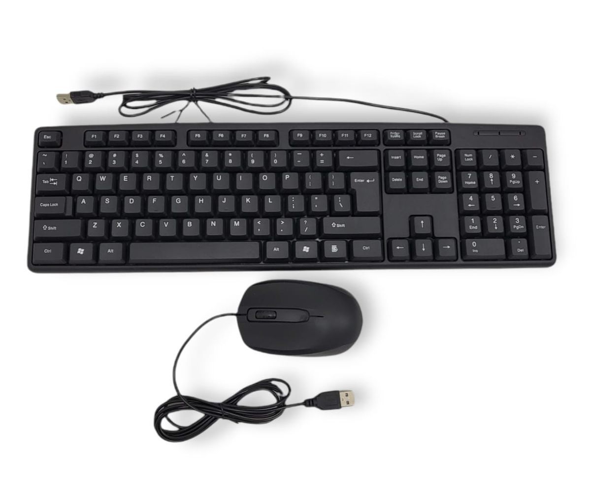 Wired Keyboard and Mouse Set - Full-Size Layout + USB-A Plug | Shop ...