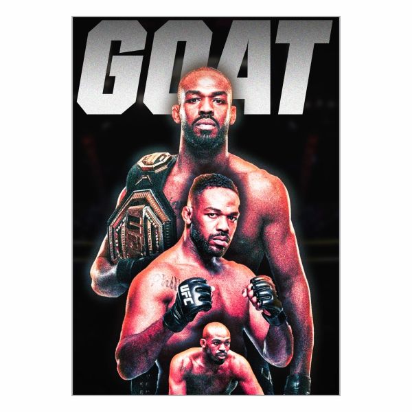 Jon Jones Bones Goat Vintage - A1 Poster | Shop Today. Get it Tomorrow ...
