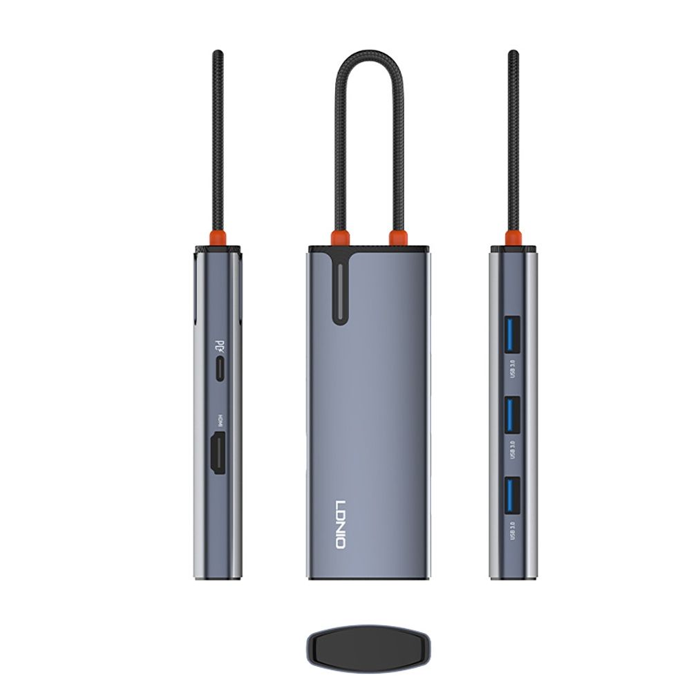5 In 1 USB C Multifunction Docking Station HUB Adapter-LDNIO-(DS-15H ...
