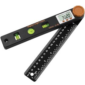 4 In 1 Digital Angle Finder with Three Bubble Levels & Ruler Meter ...