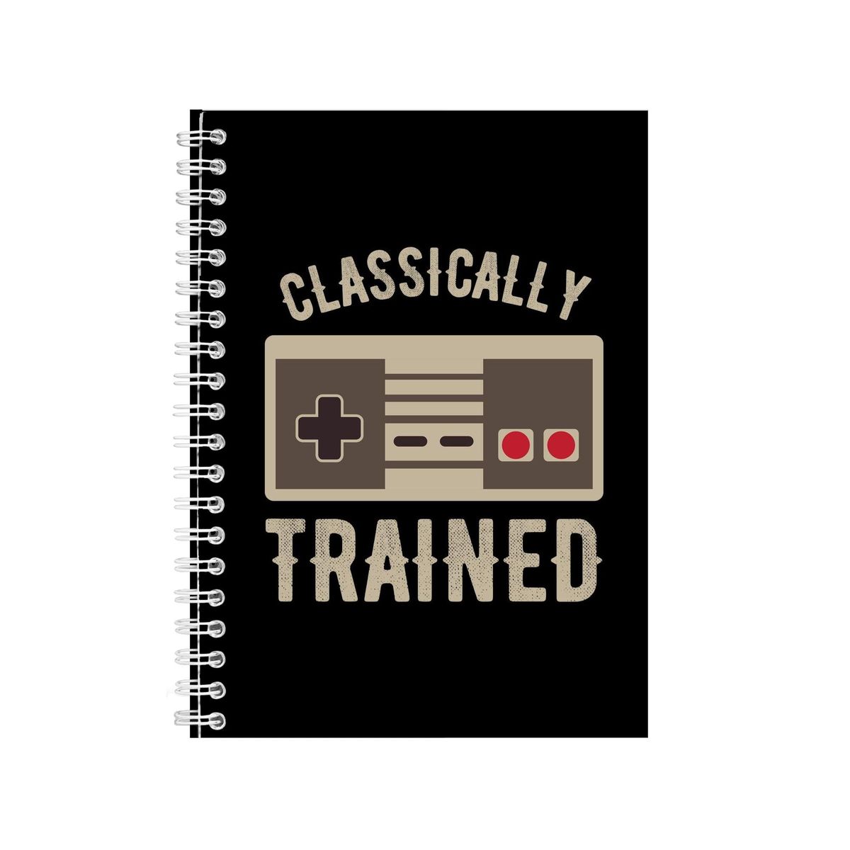 Classical Trained Gamer Notebook Gift Idea Writing Book Notepad Pad 28 ...