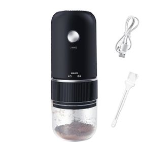 Portable Electric Mini Coffee Grinder, Lightweight Coffee Maker - Black ...