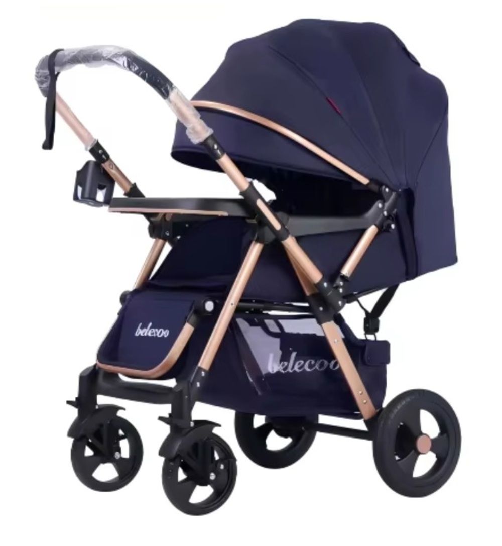 Belecoo High Quality Stroller Travel System Full Size Stroller - Blue ...