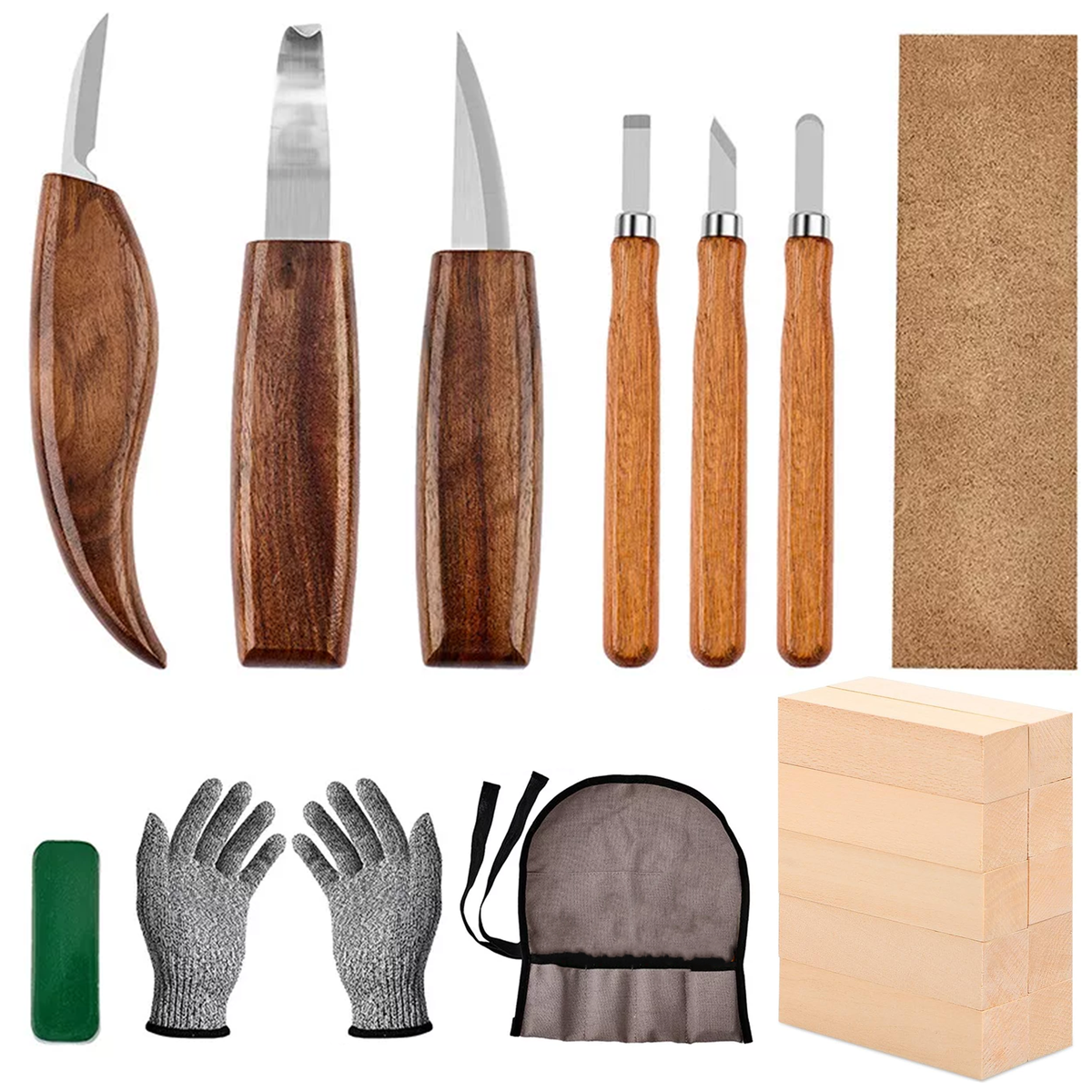 Wood Chisel Basswood Carving Blocks Wood Block Whetstone Engraving Tool ...