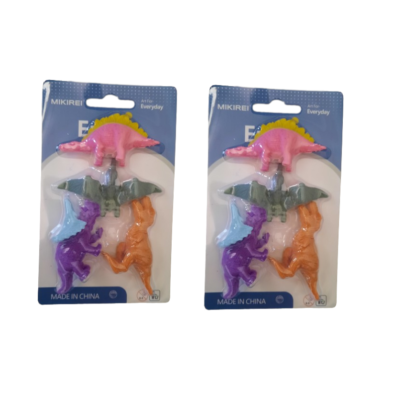 Dinosaur Erasers Pack x 2 | Shop Today. Get it Tomorrow! | takealot.com