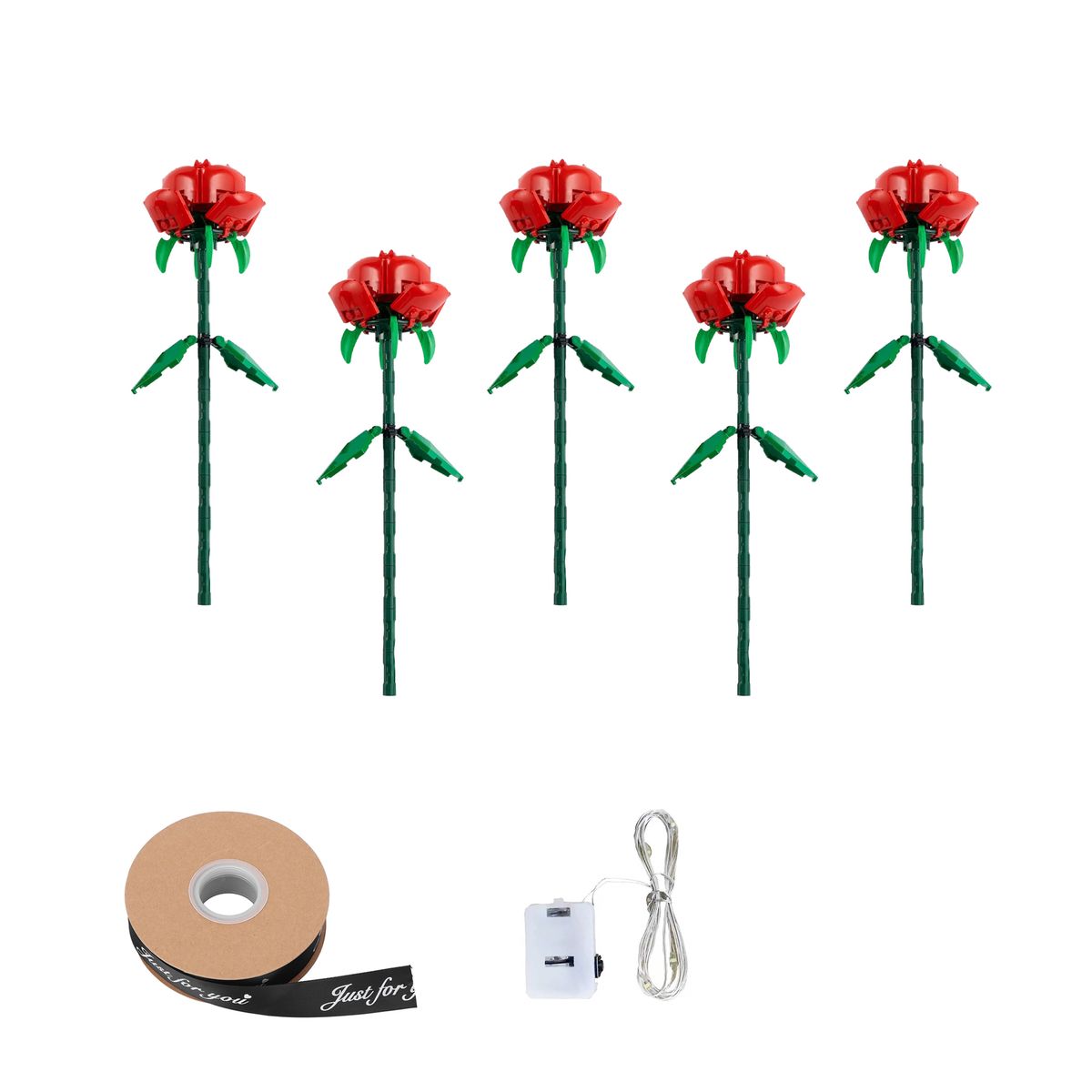 5 Piece Roses Building Blocks Set | Shop Today. Get it Tomorrow ...