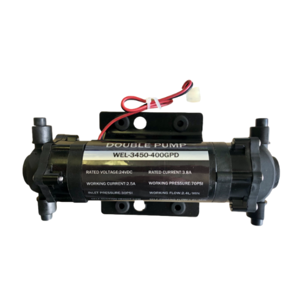 High Pressure DoubleHead 24V Diaphragm Pump 4.8bar for misting ...