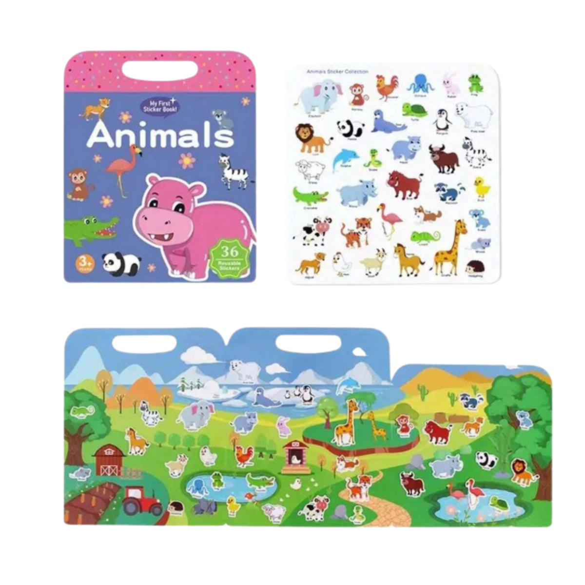 My First Sticker Book & Reusable Stickers - Endless Fun! Animals | Shop ...