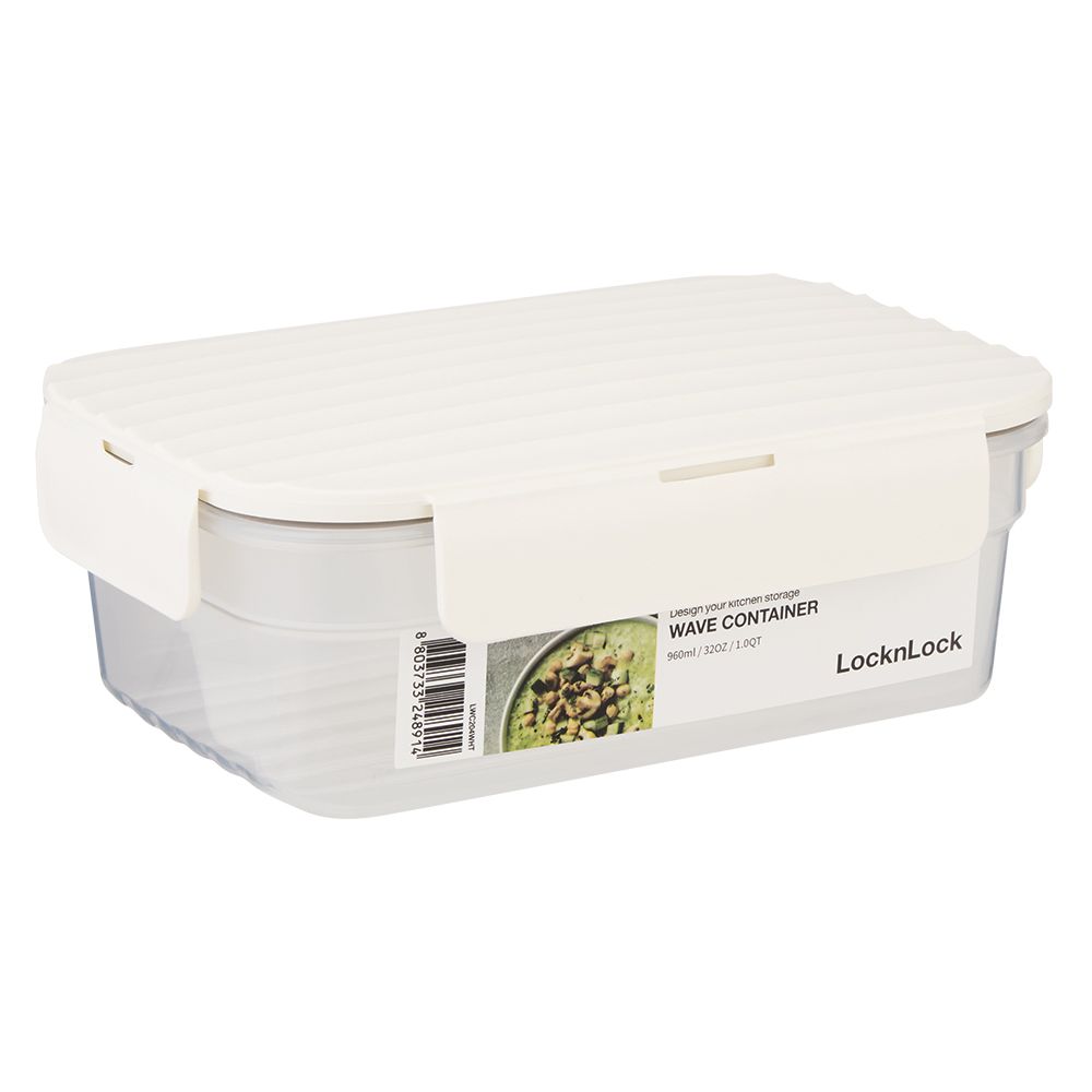 LocknLock Wave Container - White - 960ml | Shop Today. Get it Tomorrow ...