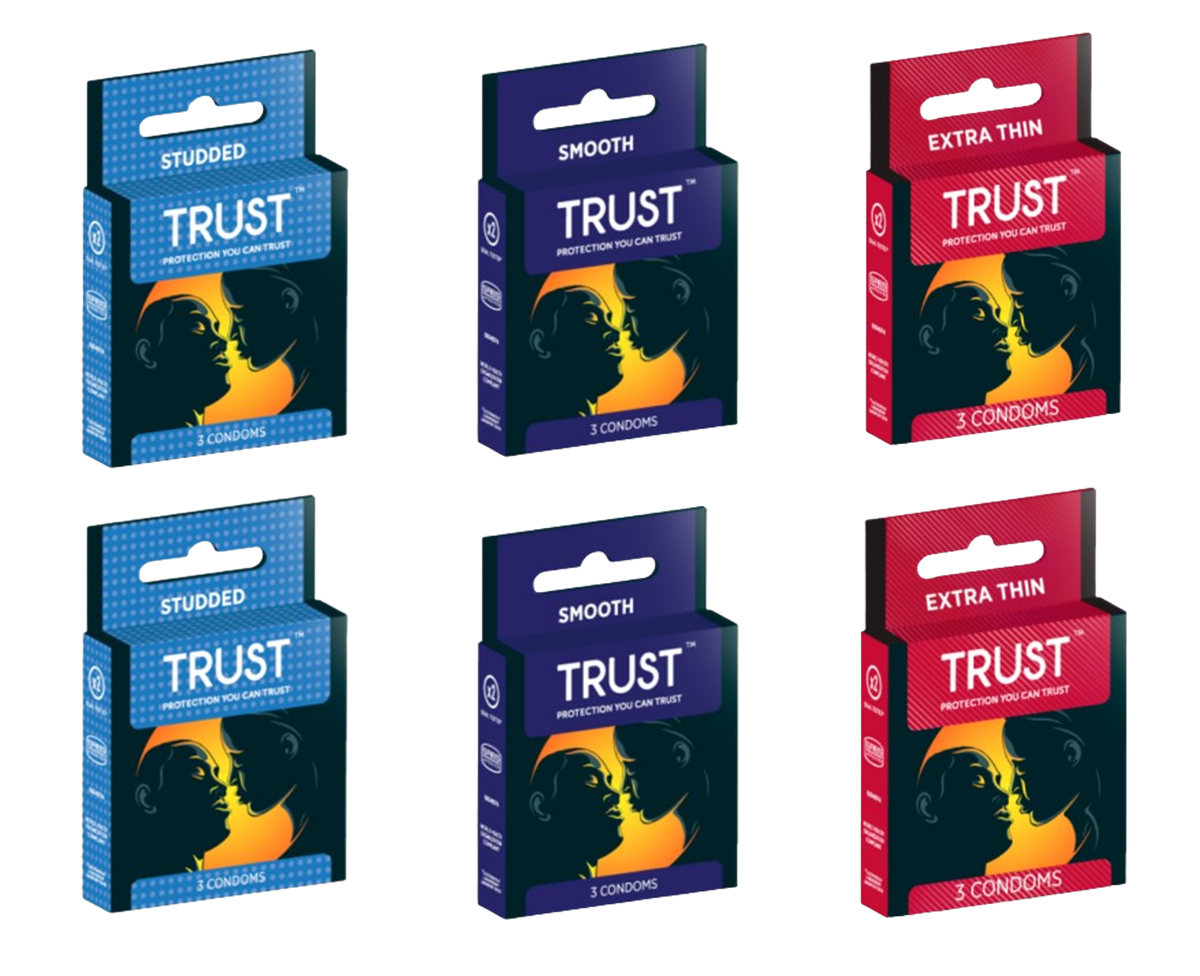 Trust Condoms Variety Pack- 6 x 3 Packs | Shop Today. Get it Tomorrow ...