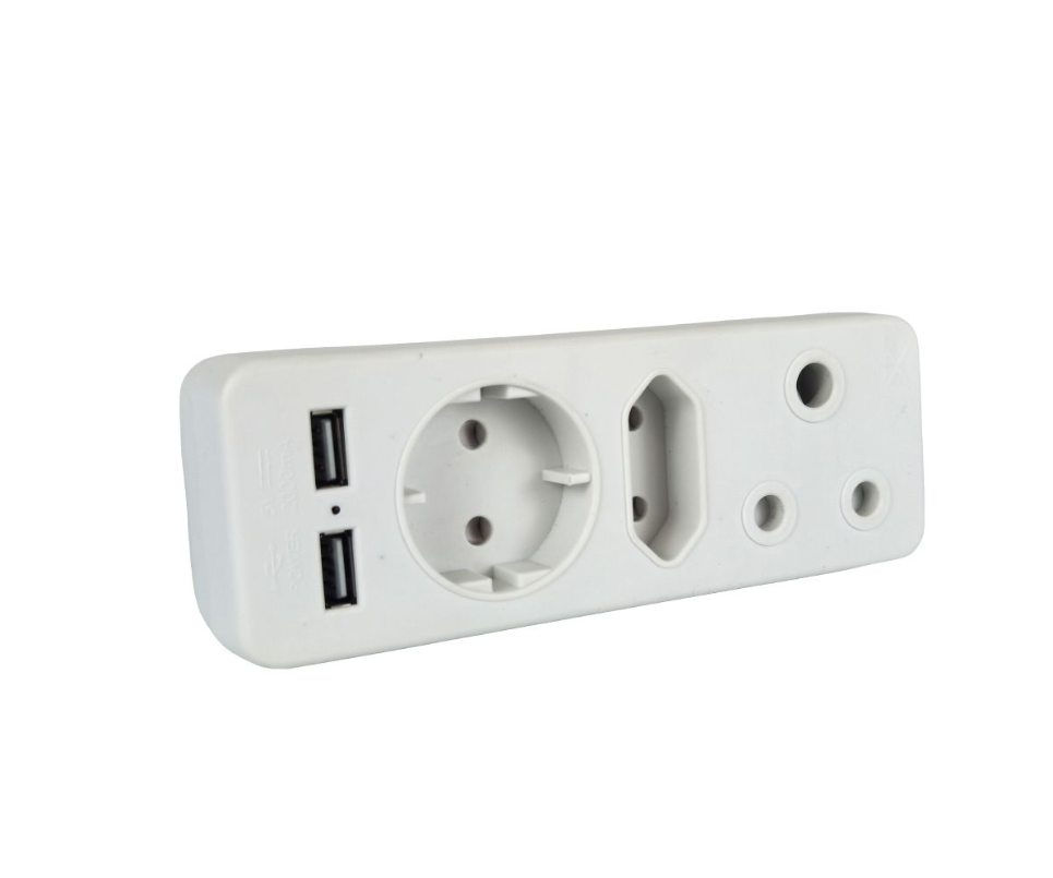 Arole 3 Way - USB Multi-Plug Adapter | Shop Today. Get it Tomorrow ...