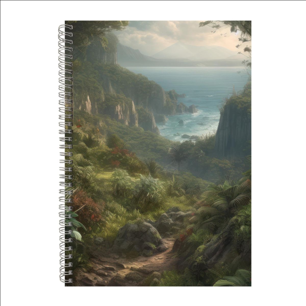 Plant A4 Notebook lines Pad for Work Tropical Graphic Design Present ...