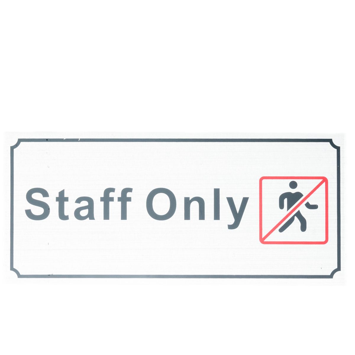 Staff Only sign/sticker | Shop Today. Get it Tomorrow! | takealot.com