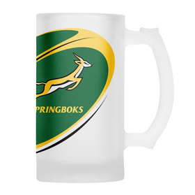 Springboks Rugby Champions Frosted Beer Mug | Shop Today. Get it ...