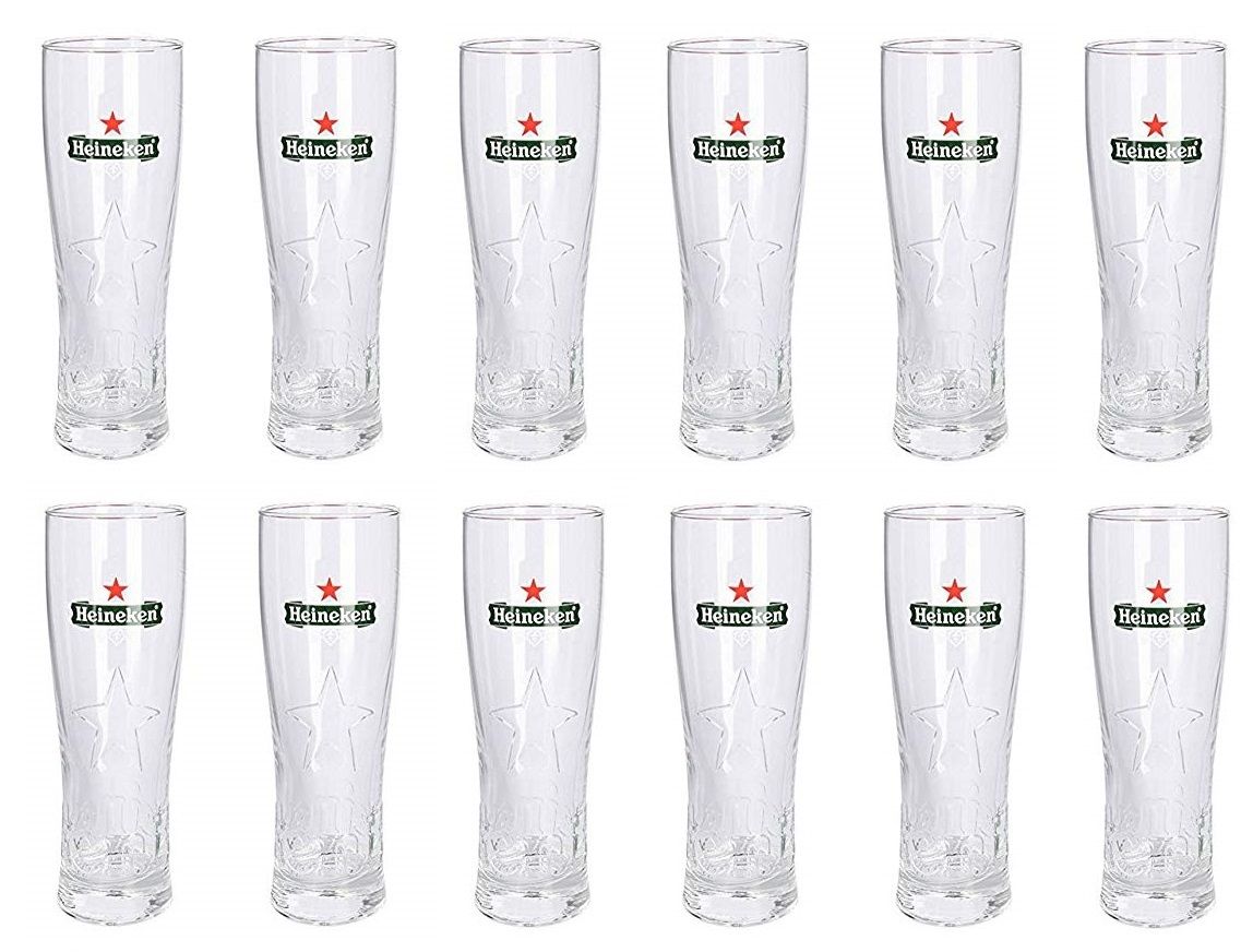 Original Heineken Draught Glasses 500ml - 12 Pack | Shop Today. Get it ...
