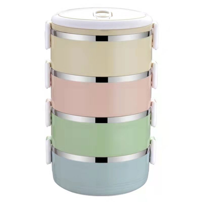 4-Layers 2.8L Stainless Steel Insulated Lunch Box | Shop Today. Get it ...
